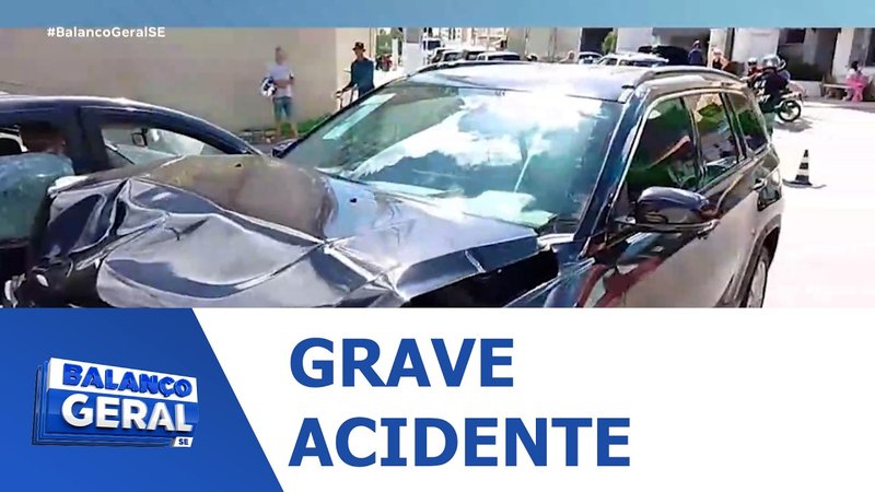 Duas pessoas ficam feridas após acidente no Bairro Atalaia, Zona Sul de ...