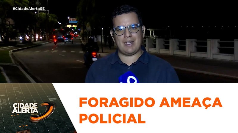 Foragido da justiça ameaça policial, tenta fugir, mas é preso no ...
